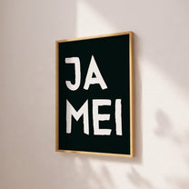 Ja mei Poster • lustiges bayerisches Poster – vonSUSI